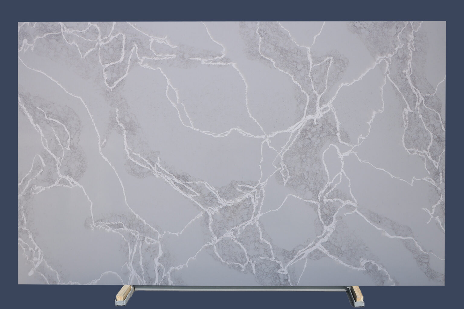Taj Gold Quartz Slab | White Quartz Surface Supplier USA