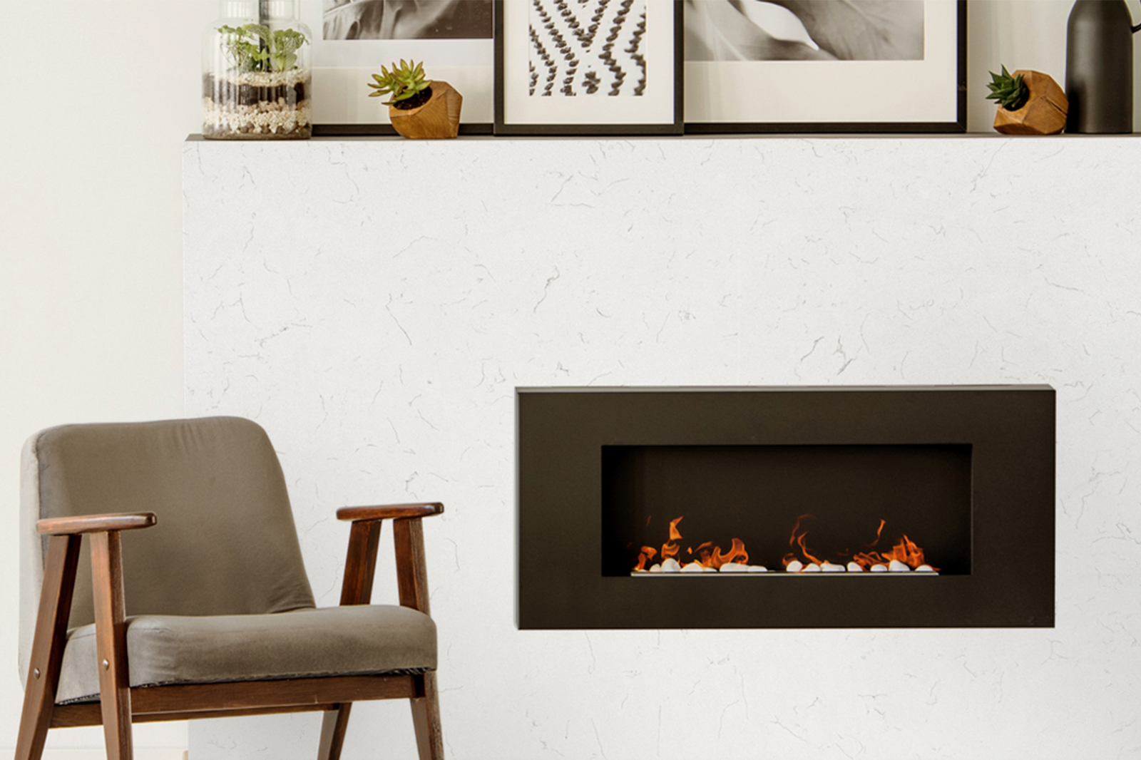 How to Pick the Best Quartz Slab Surround for Your Fireplace